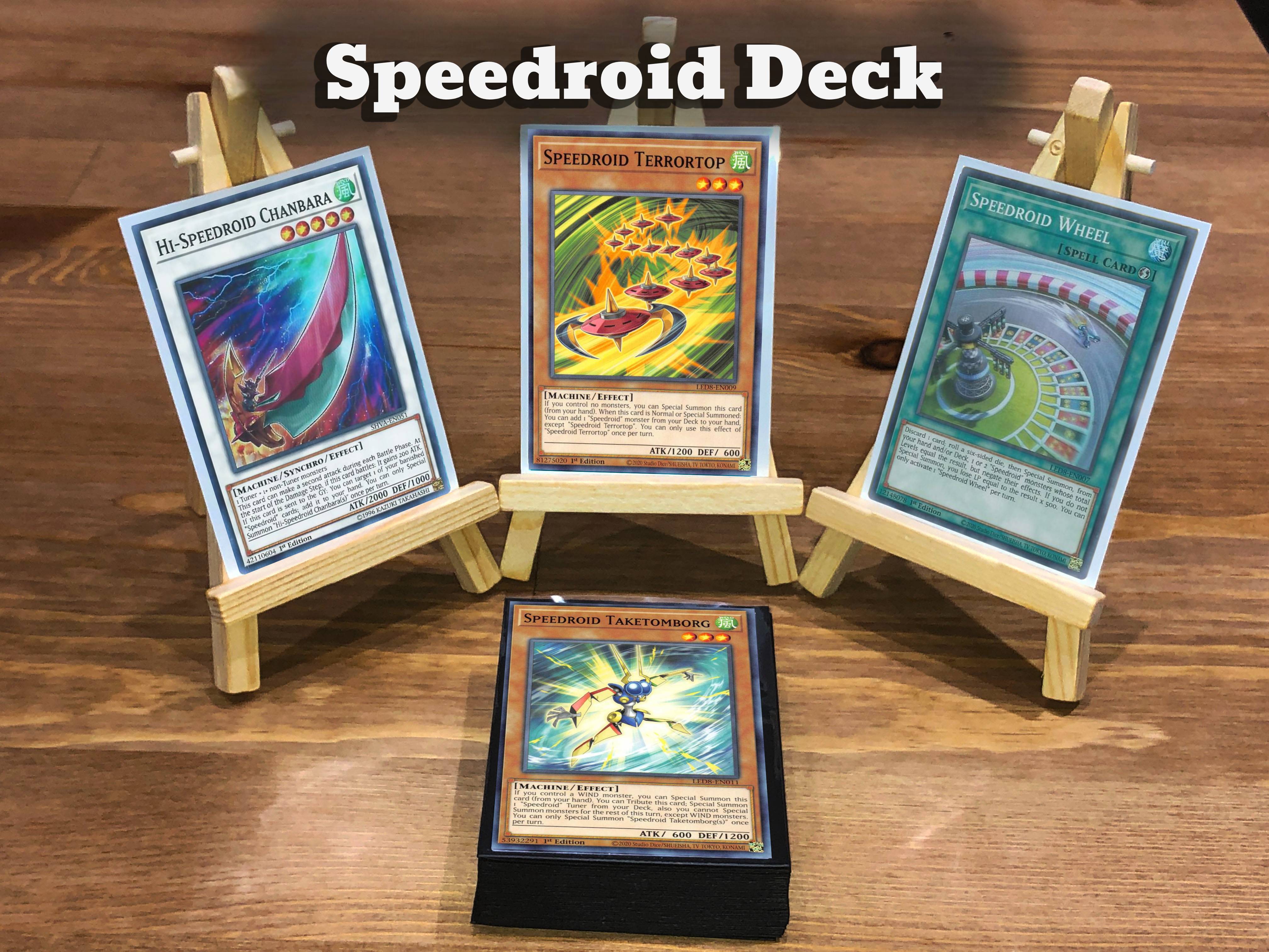 Yugioh Speedroid Deck - 40 Cards + Extra Deck + Sleeves – Budget Yugioh ...