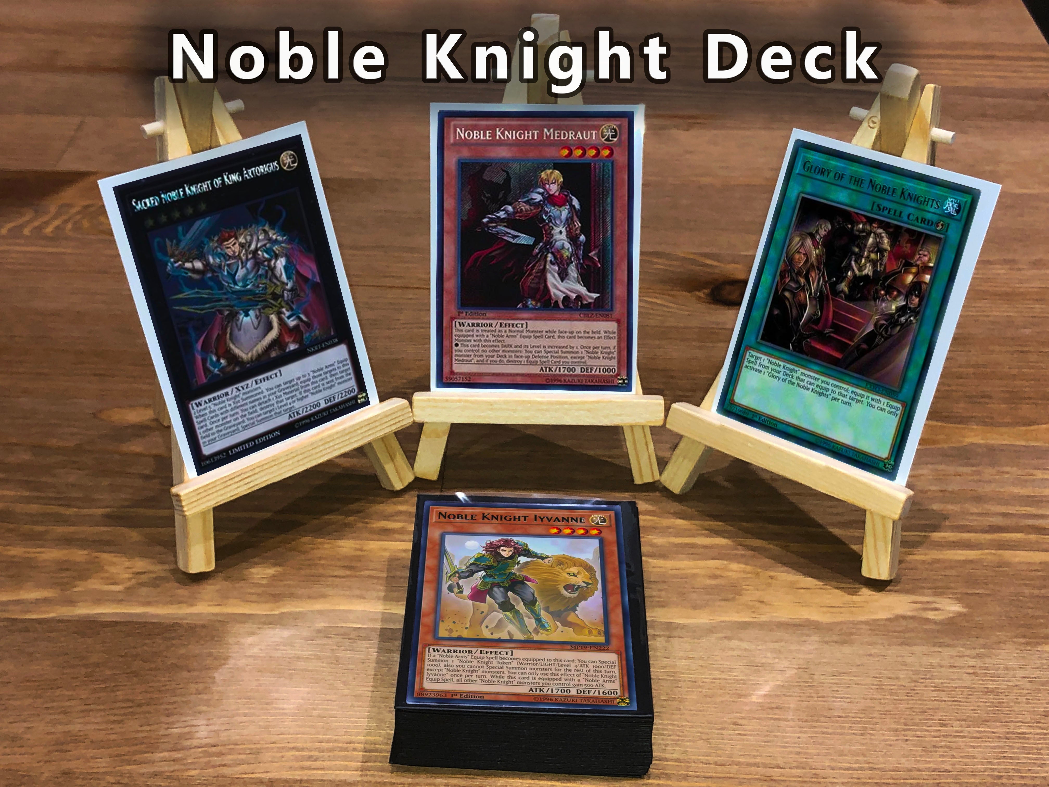 Yugioh Noble Knight Deck 40 Cards + Extra Deck + Sleeves – Budget ...
